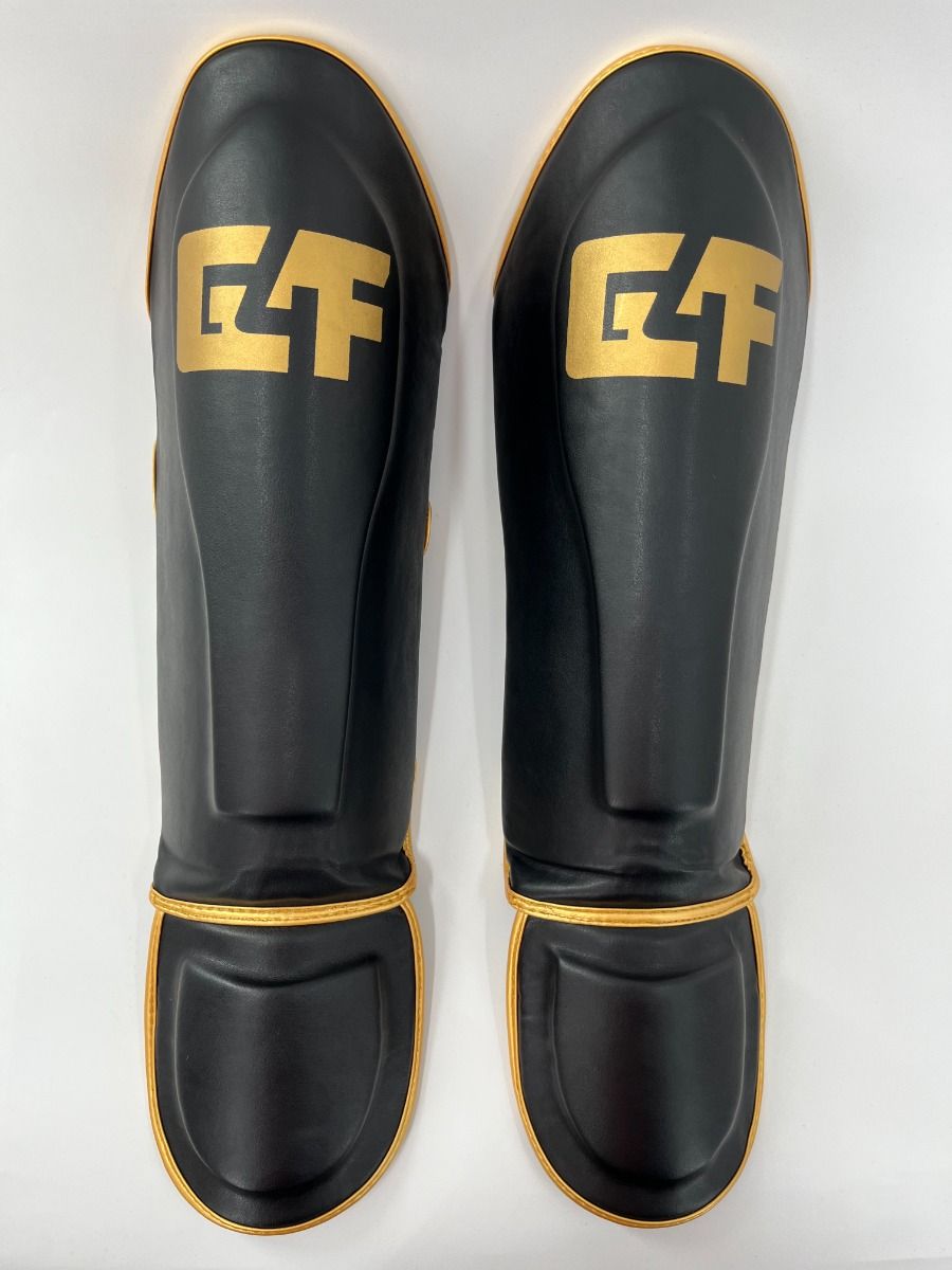 G4F Talent Kids Scheenbeschermer - Zwart/Goud - Vechtsportonline.nl